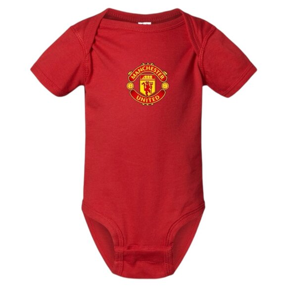 One Pieces | Manchester United Soccer Logo Baby Onesie Red | Poshmark